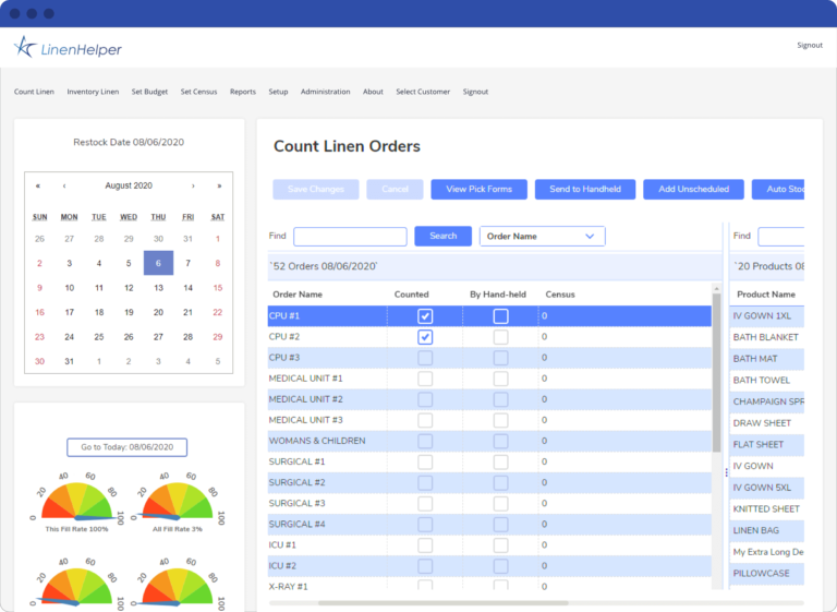 LinenHelper | Linen Inventory & Distribution Solution