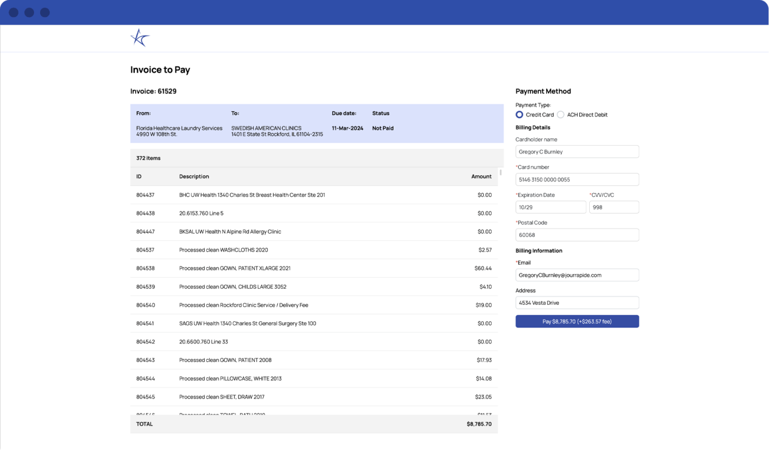 LinenMaster Payments | Collect Revenue Seamlessly